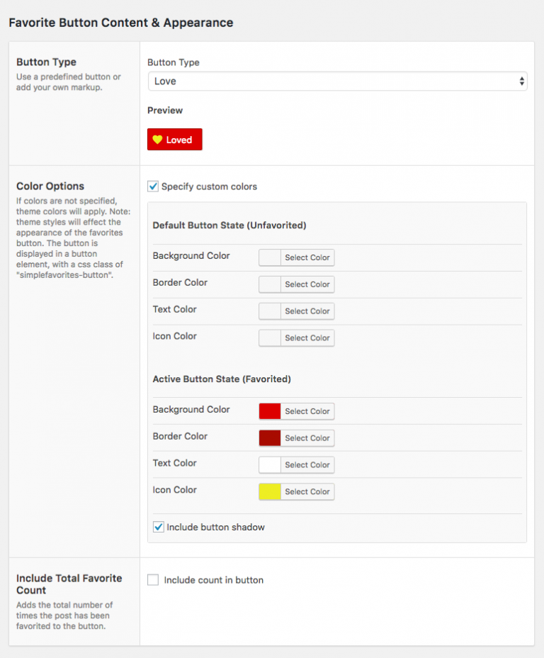 Favorites for WordPress